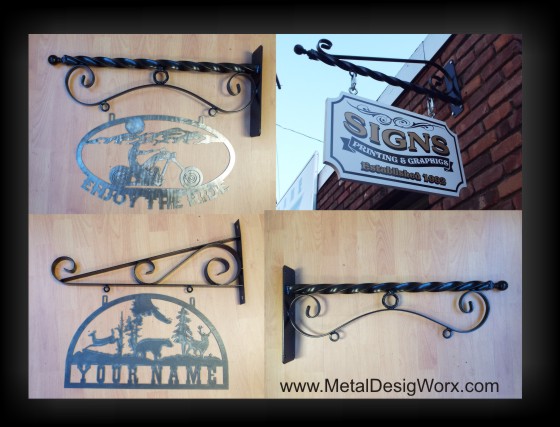 Metal Scroll Brackets